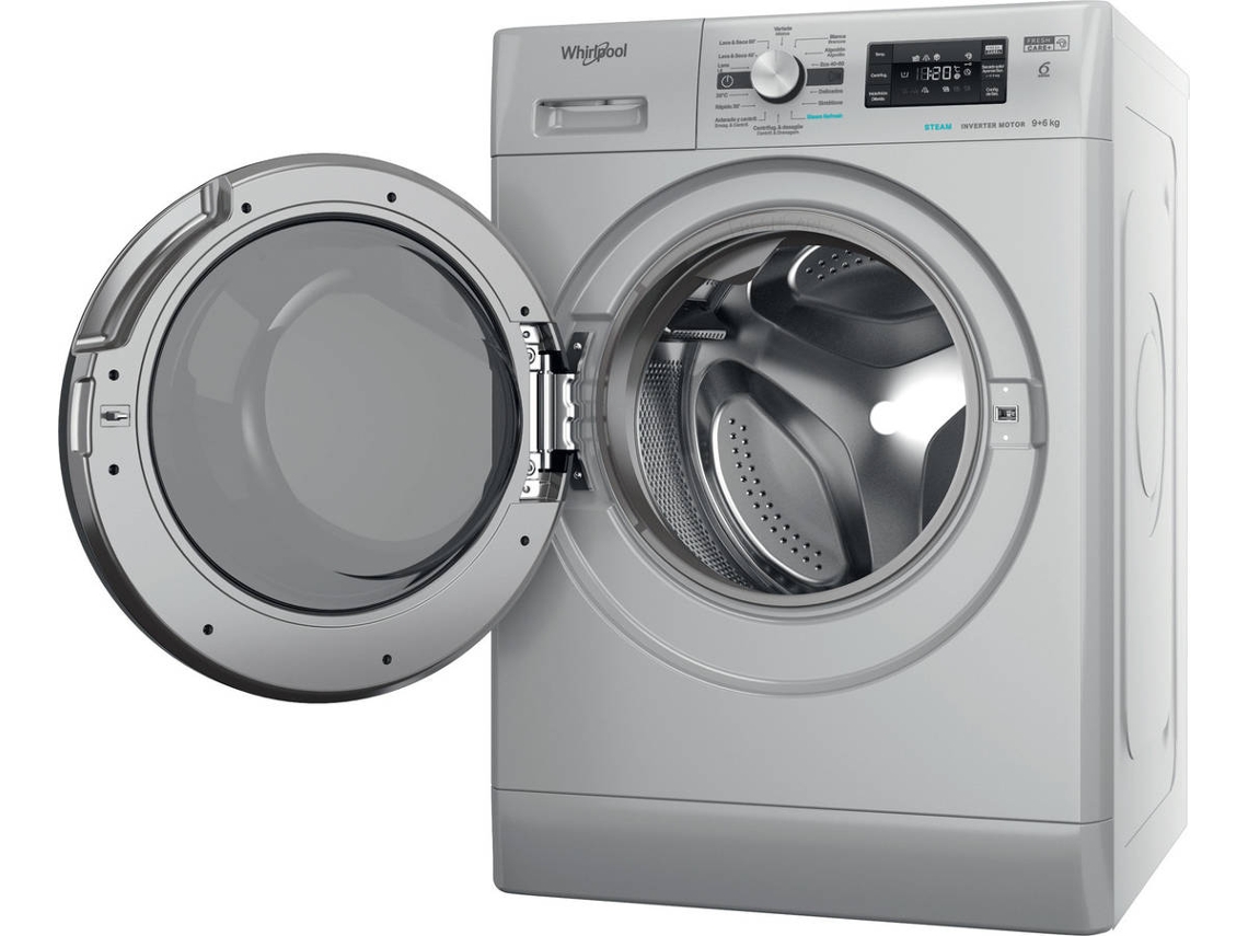 Máquina de Lavar e Secar Roupa WHIRLPOOL FFWDB 964369 SBV S (6/9 kg ...