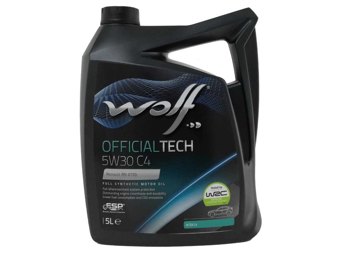 Óleo de Motor WOLF Officialtech 5W30 C4 (5 L) | Worten.pt