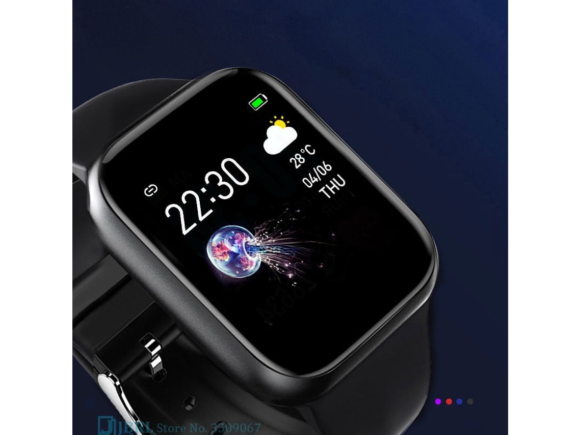 Smartwatch SLOWMOOSE Silicone LED Eletrónico (I5 Branco) | Worten.pt