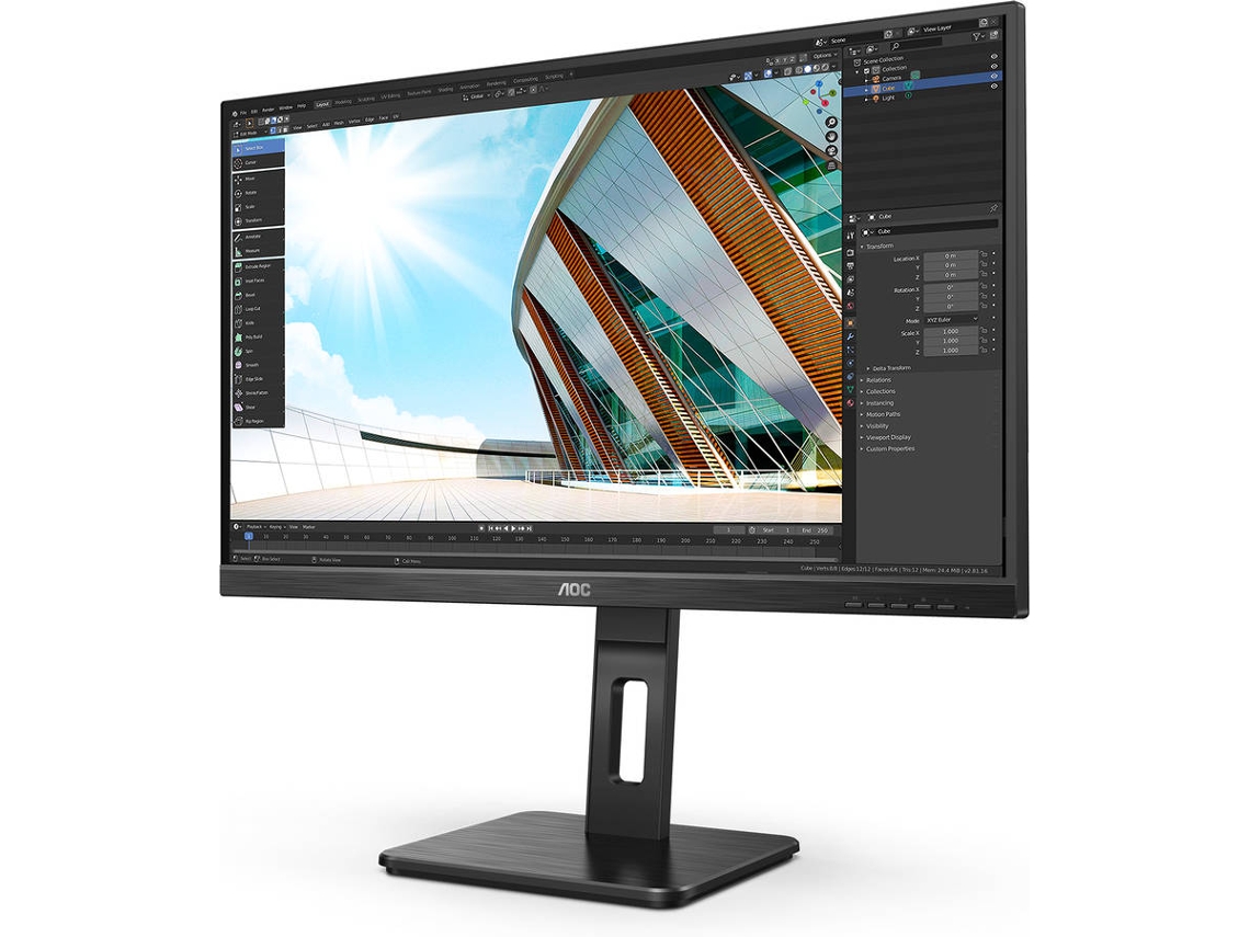 Monitor AOC 27P2Q (27'' - Full HD - IPS - AMD FreeSync) | Worten.pt