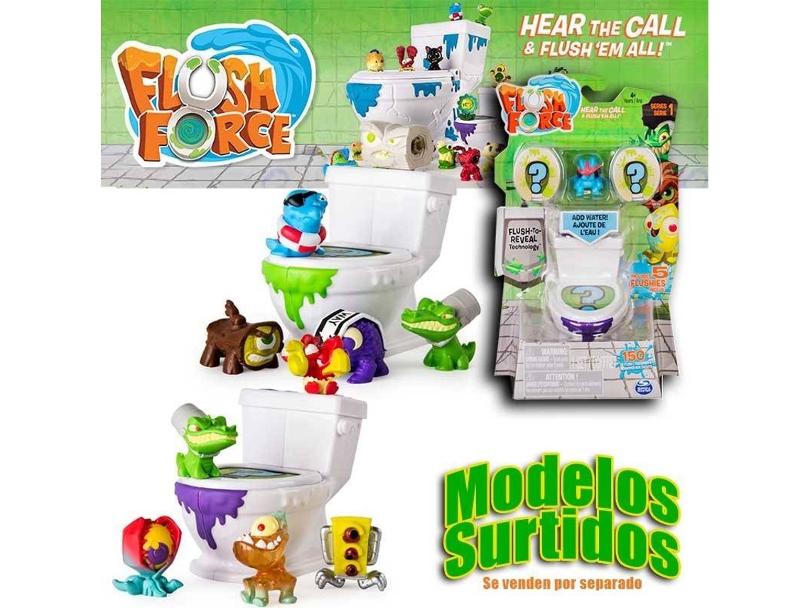 Figura de Brincar BIZAK Flush Force conjunto de 5 flushies (Idade Mínima: 4) | Worten.pt