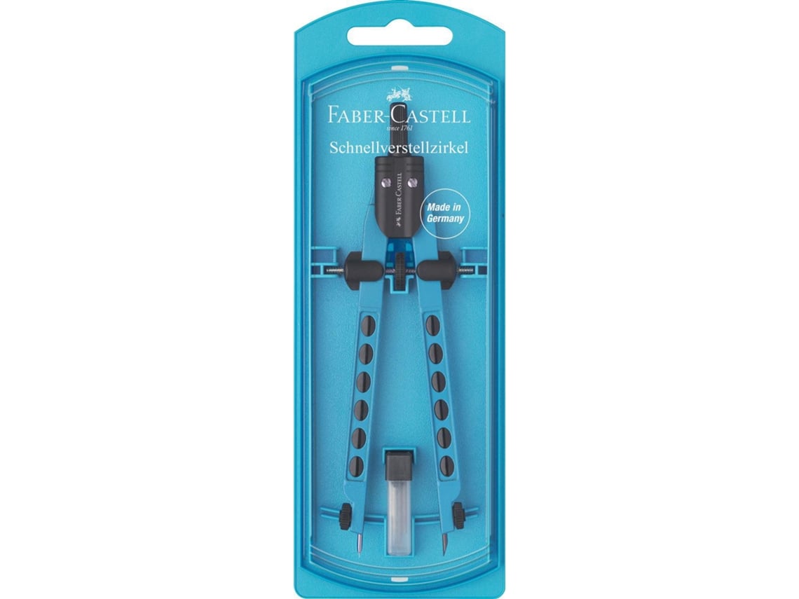 Compasso Faber-Castell Factory Neon Quick-Set Compass | Worten.pt
