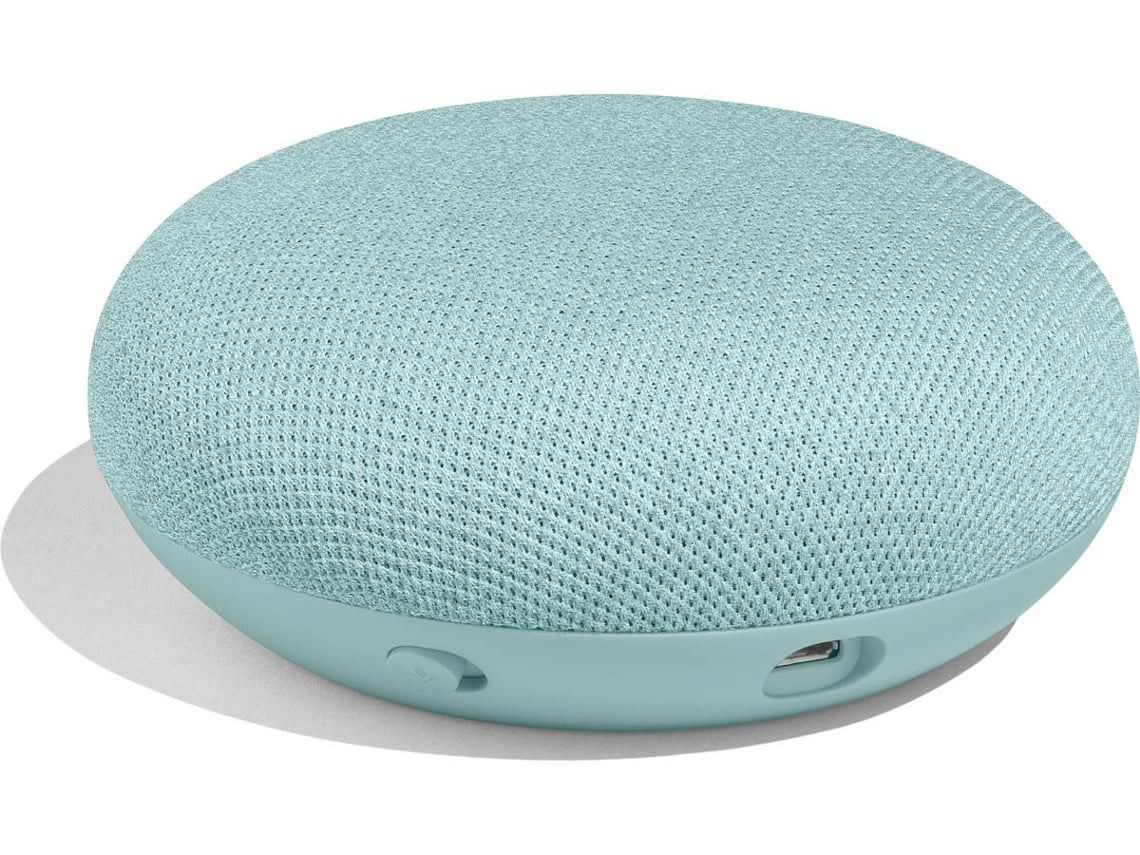Assistente Virtual GOOGLE Home Mini Aqua (Google Assistant - Azul ...
