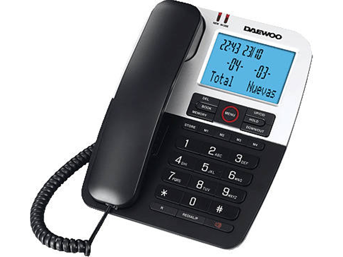 Telefone DAEWOO DTC 410 Preto, prateado | Worten.pt