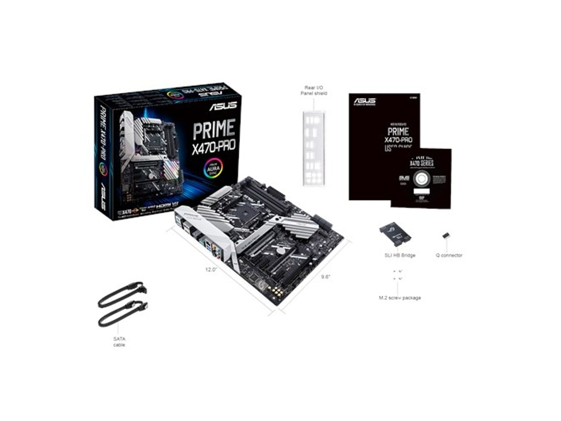 Motherboard ASUS PRIME X470-PRO (Socket AM4 - AMD X470 - ATX) | Worten.pt