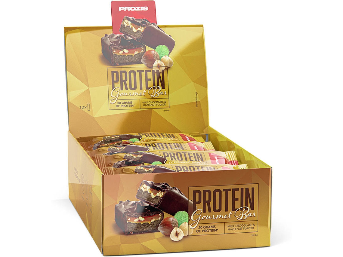 Protein Gourmet Bar PROZIS Chocolate e Avelãs (80 gr) | Worten.pt