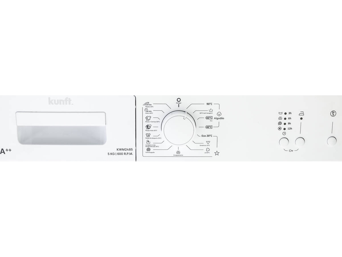 Máquina de Lavar Roupa KUNFT Kwm2485 (Outlet Grade A - 5 kg - 600 rpm ...