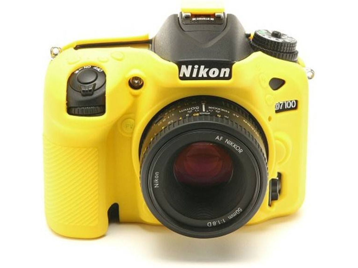 Capa de silicone EASYCOVER Nikon D7100/D7200 Amarelo | Worten.pt