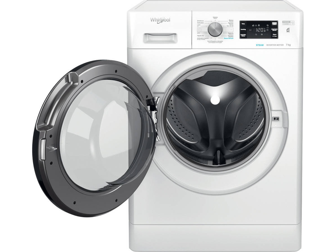 Máquina de Lavar Roupa WHIRLPOOL FFB 7259 BV PT 7 B (7 kg - 1200 rpm ...