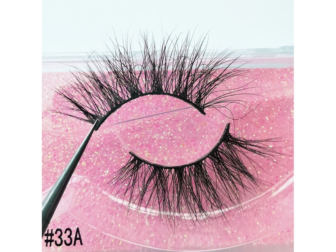 Cílios postiços em várias camadas - naturais, grossos e reutilizáveis ...