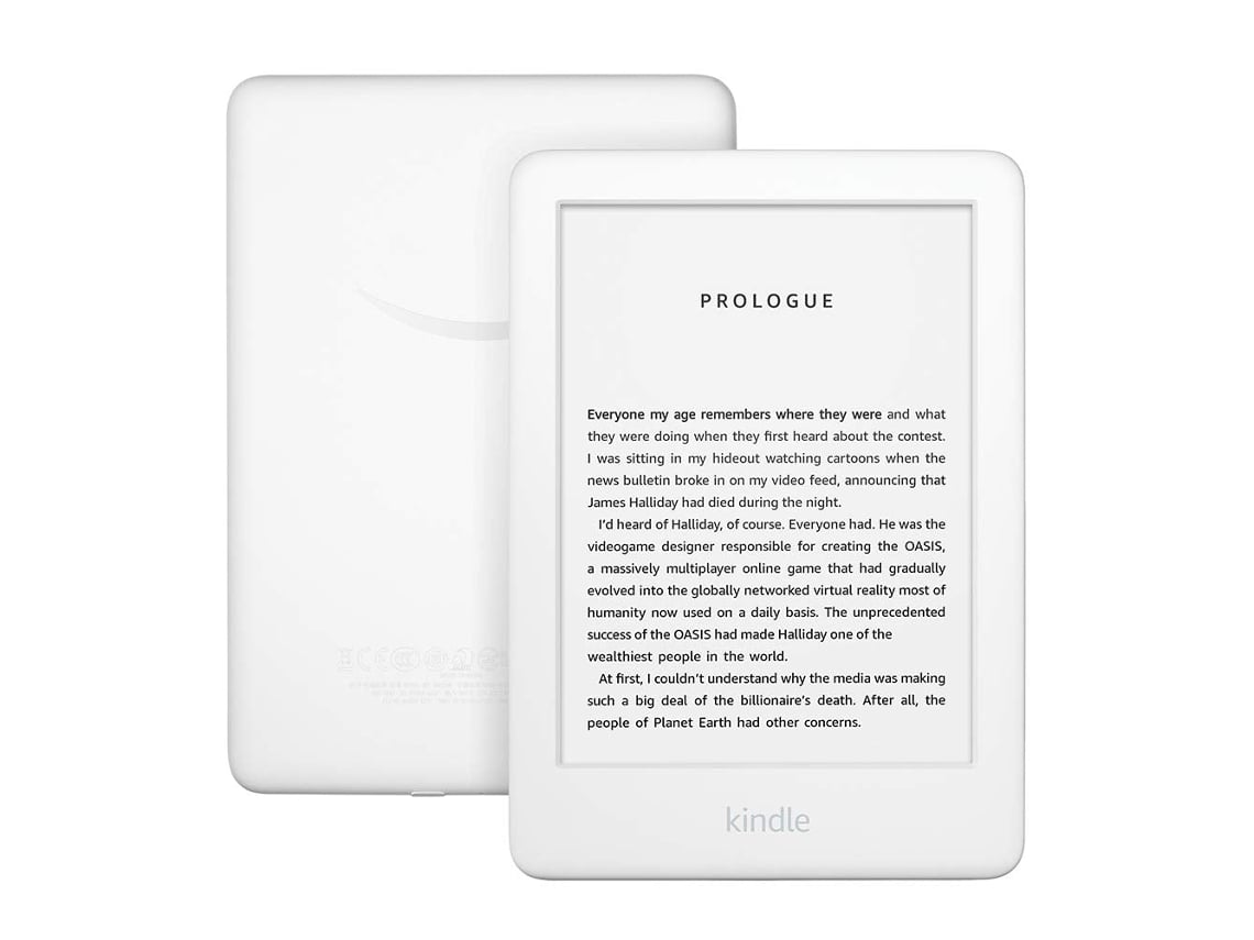 Ebook Reader AMAZON Kindle Luz Frontal Integrada E-ink Screen Wi-Fi ...