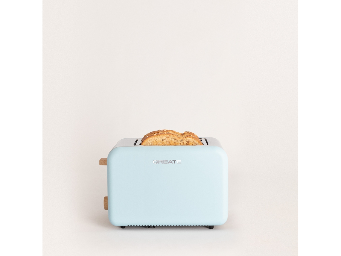 Torradeira CREATE Toast Retro Azul pastel | Worten.pt