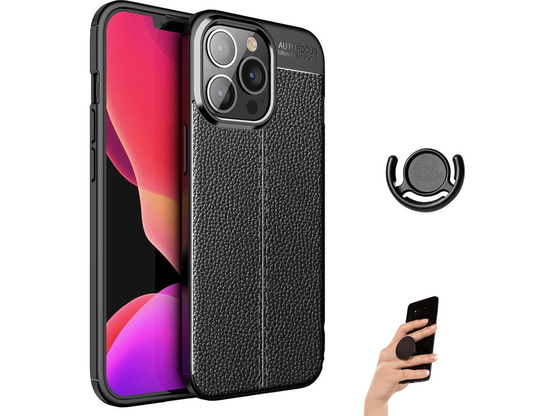 Capa + Suporte + Popsocket iPhone 13 Pro MAX ANTIIMPACTO! Rugged ...