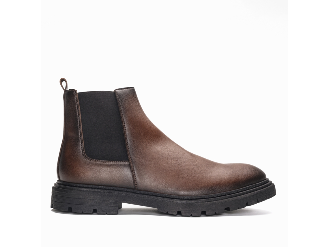 Botas NAE VEGAN SHOES Lukas Homem (Poliuretano - Castanho - 41) | Worten.pt