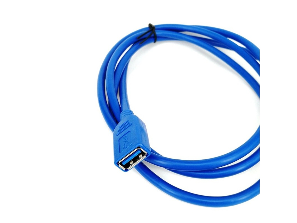 Cabo Extensor Usb 3.0 com 1 Metro Azul Goeik | Worten.pt