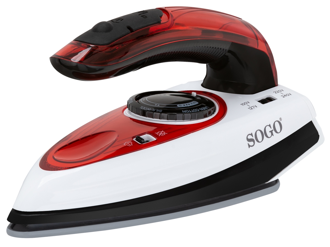 Ferro de Viagem SOGO PLA-SS-6175 (1100 W - Base Cerâmica) | Worten.pt
