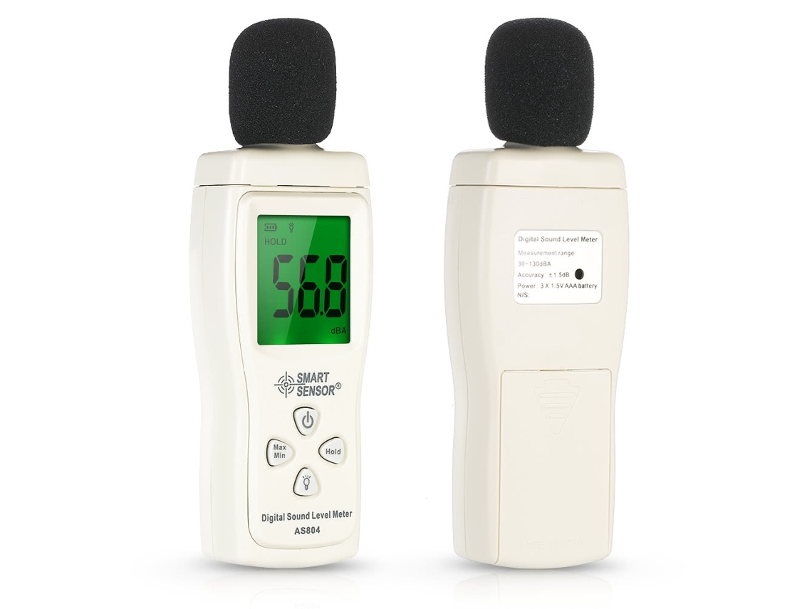 Sensor Inteligente Mini Medidor de Nível de Som Digital Display Lcd ...