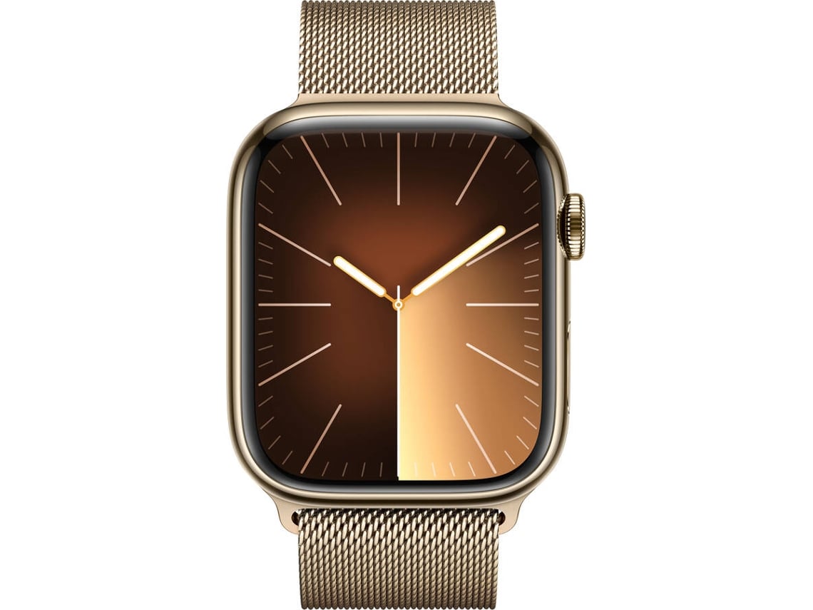 APPLE Watch Series 9 GPS+Cellular 45 mm Aço Inoxidável Dourado com Loop ...