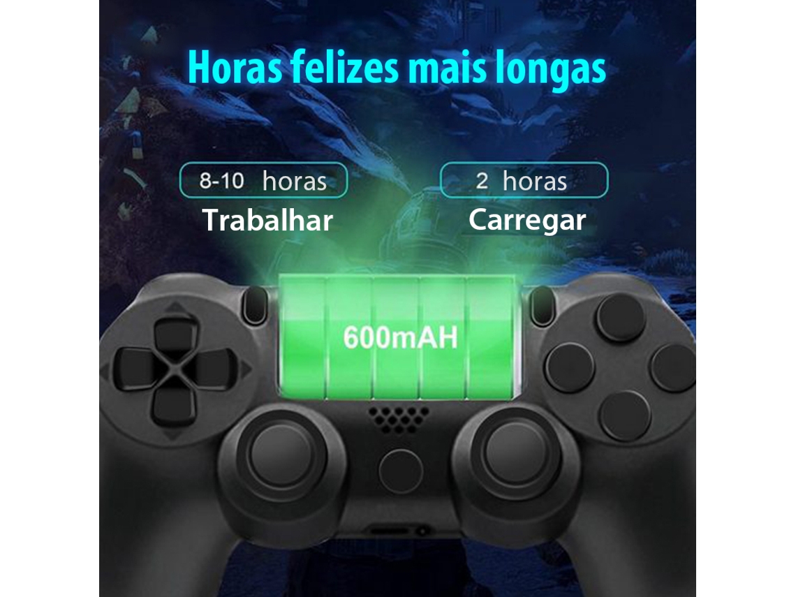 Comando PS4 KINSI Kinsi Dualshock (Wireless - Preto) | Worten.pt