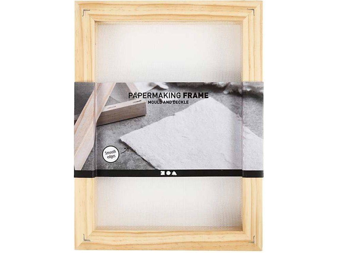 Molde de Moldura para Fazer Papel A5 CREOTIME (23x17x2 cm) | Worten.pt