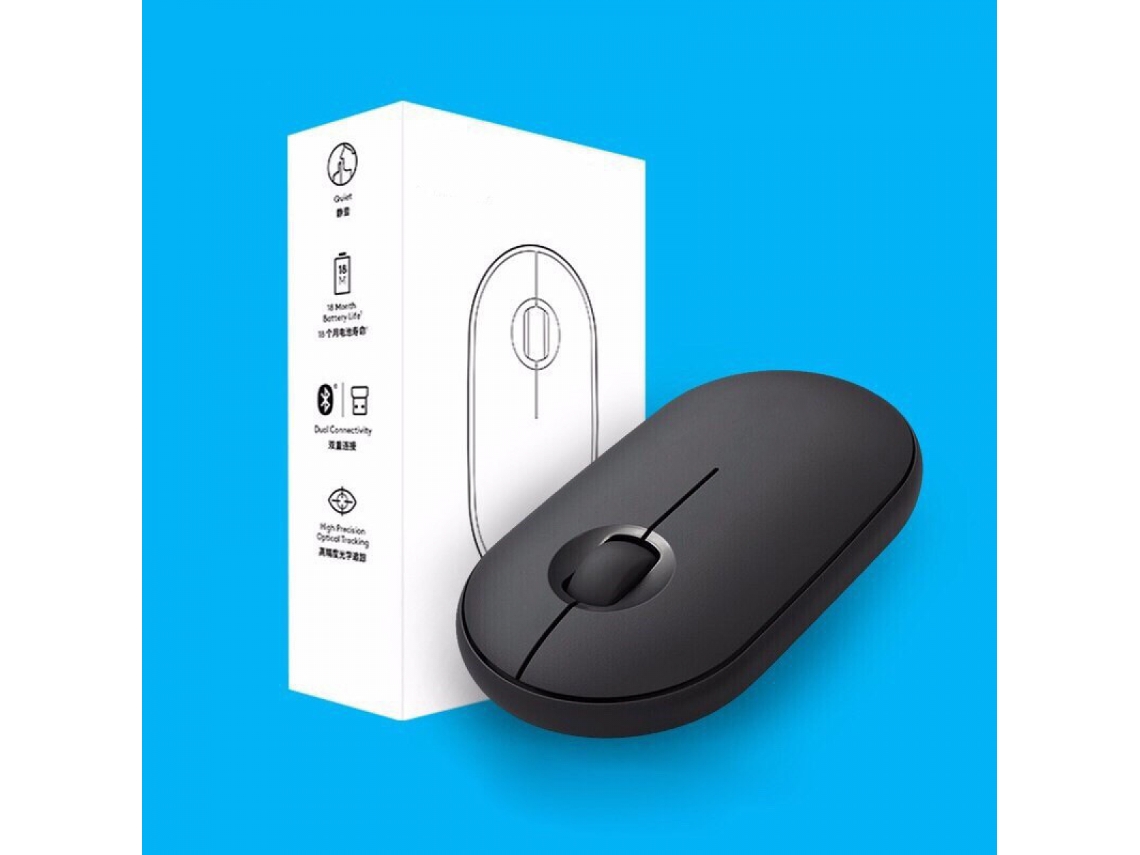 Mouse Sem Fio Bluetooth De Modo Duplo Mouse Mudo | Worten.pt