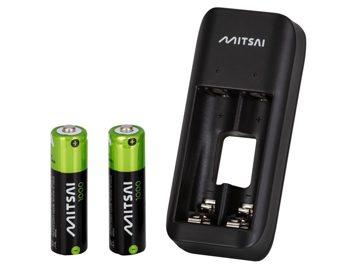 Carregador de Pilhas MITSAI MTCP8607 AA/AAA 2X AA 2100 | Worten.pt