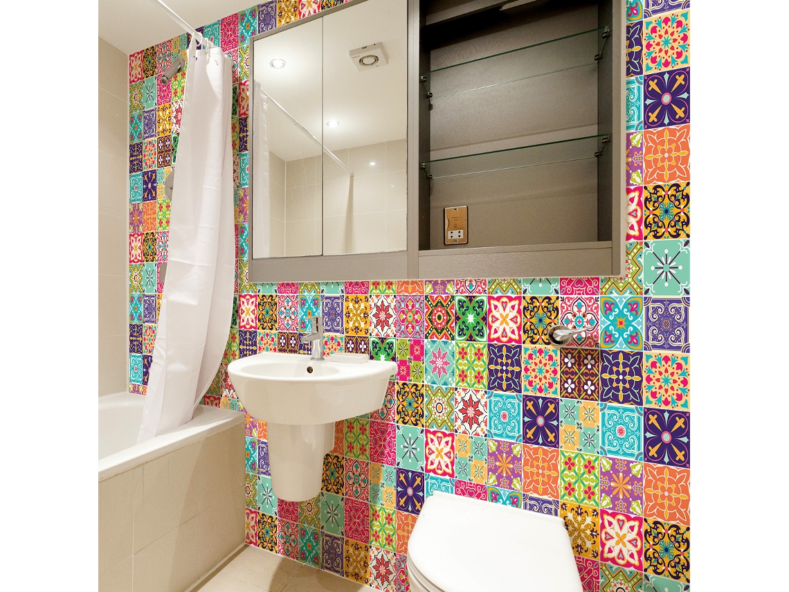 Autocolante de Parede AMBIANCE STICKER 60 Stickers Carrelages Cortona ...