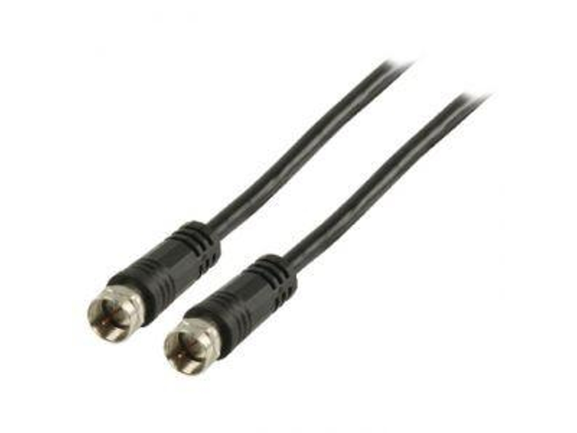 Cabo Antena Rf com Fichas F Macho 50 Ω 10 Metros | Worten.pt