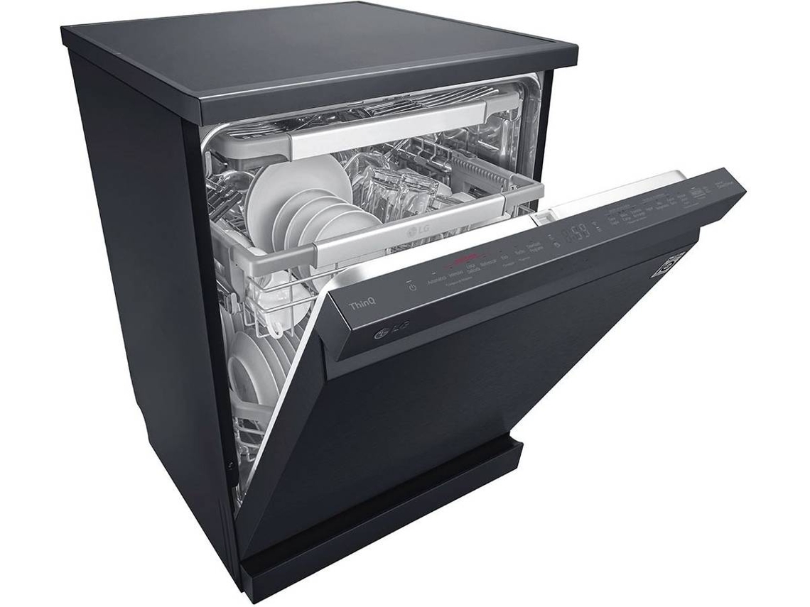 Máquina de Lavar Loiça LG DF455HMS (14 Conjuntos - 60 cm - Preto ...