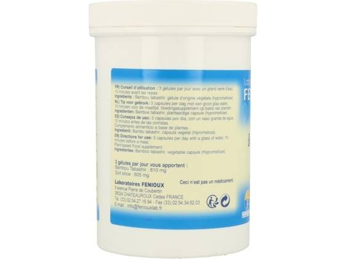 Suplemento Alimentar FENIOUX Bambú De Tabasir (540 cápsulas) | Worten.pt