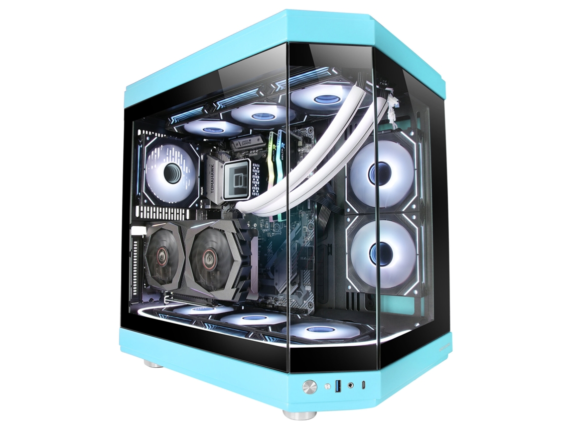 Caixa Semi-Torre Atx MARS GAMING Mc-3T Triplo Vidro Temperado 3X Slots ...
