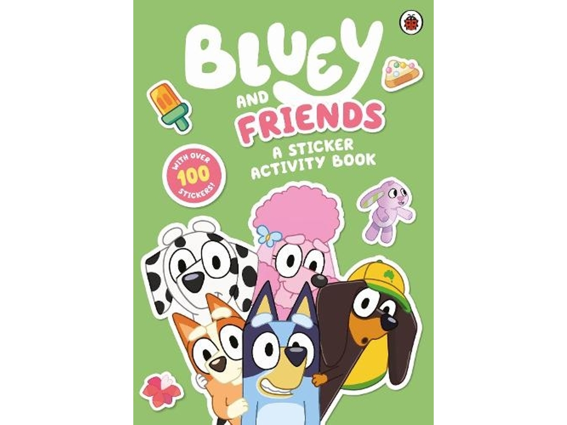 Livro bluey bluey and friends sticker activit de bluey (inglês) | Worten.pt