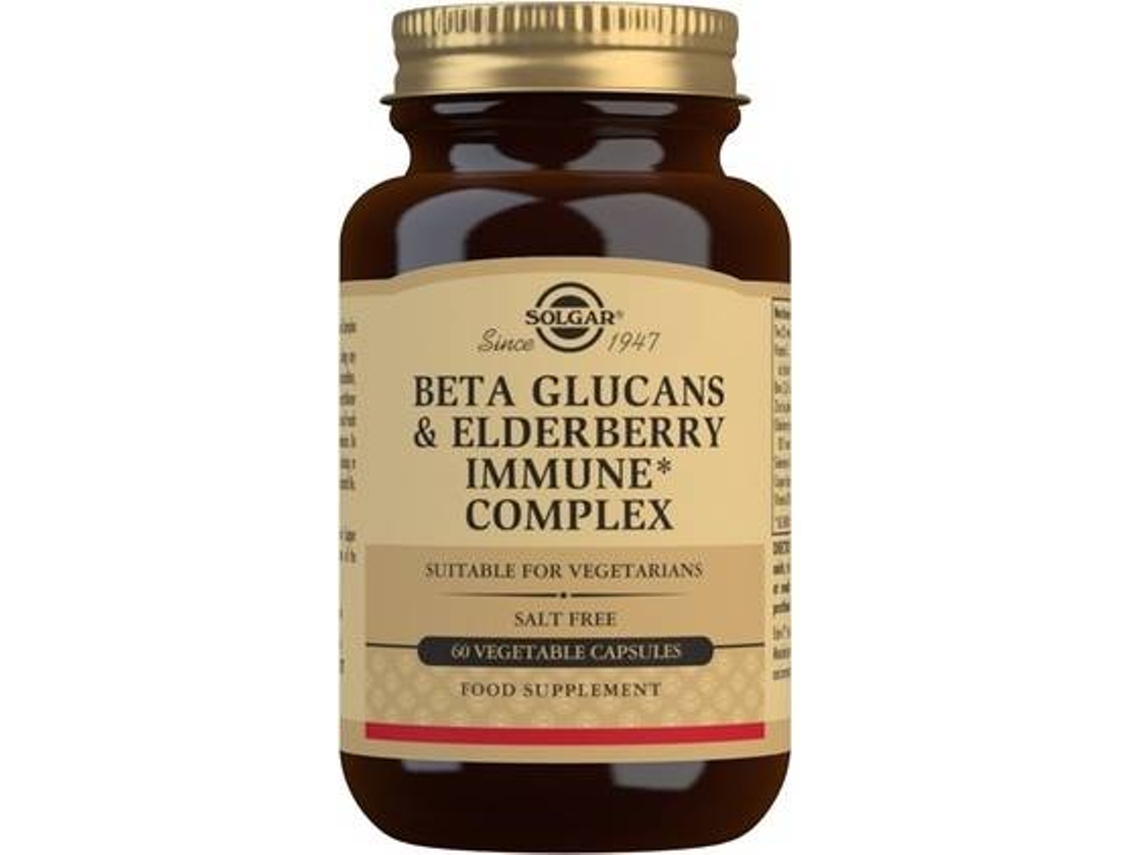 Suplemento Alimentar SOLGAR Complexo Imune Beta Glucanos (60 cápsulas ...
