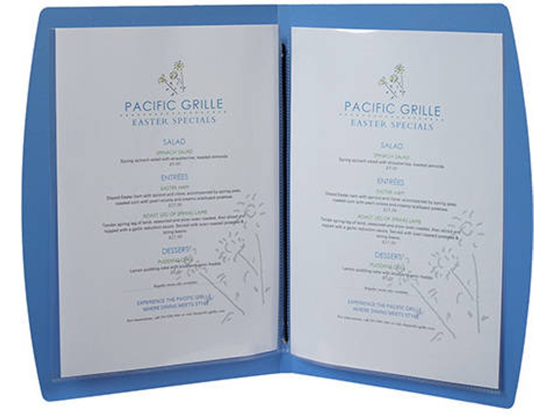 Capa de Menu A4 SECURIT Rio Azul | Worten.pt