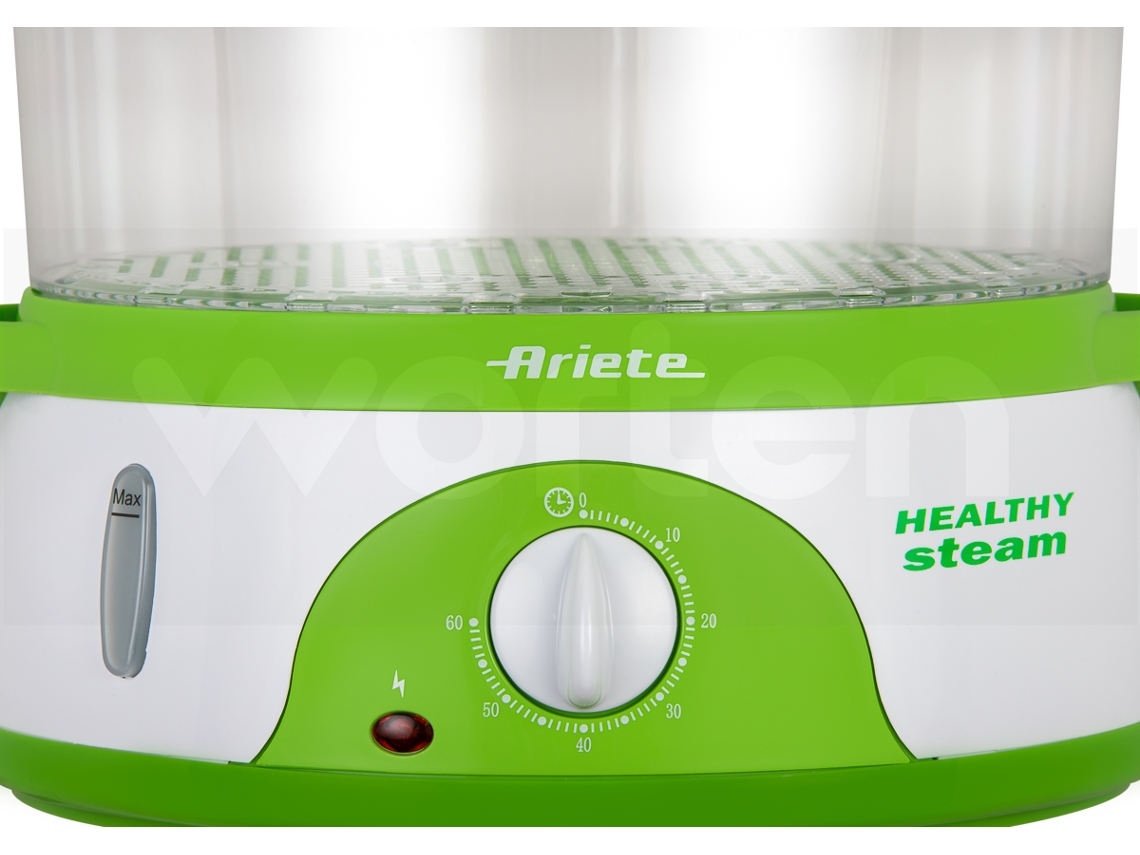 Máquina de Cozer a Vapor ARIETE 911 Food Steamer (800 W) | Worten.pt