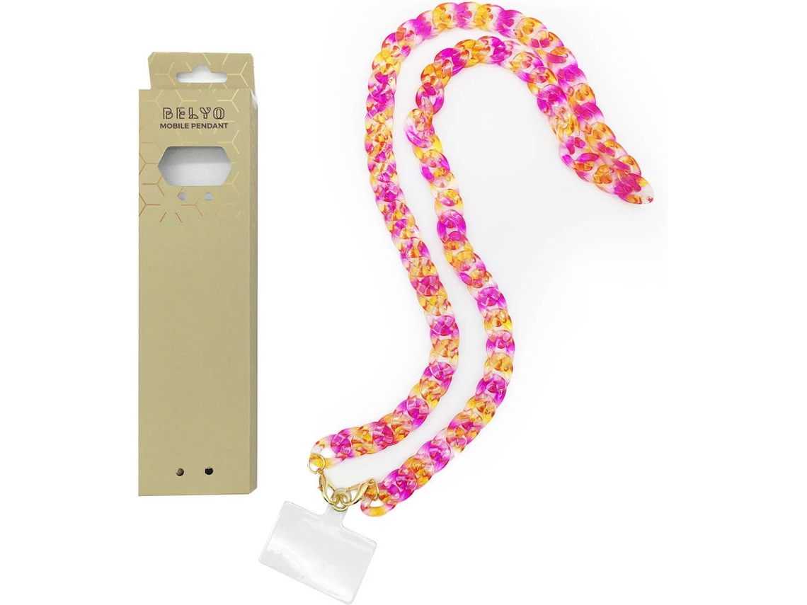 Cordão BELYO Universal Rosa-Laranja | Worten.pt