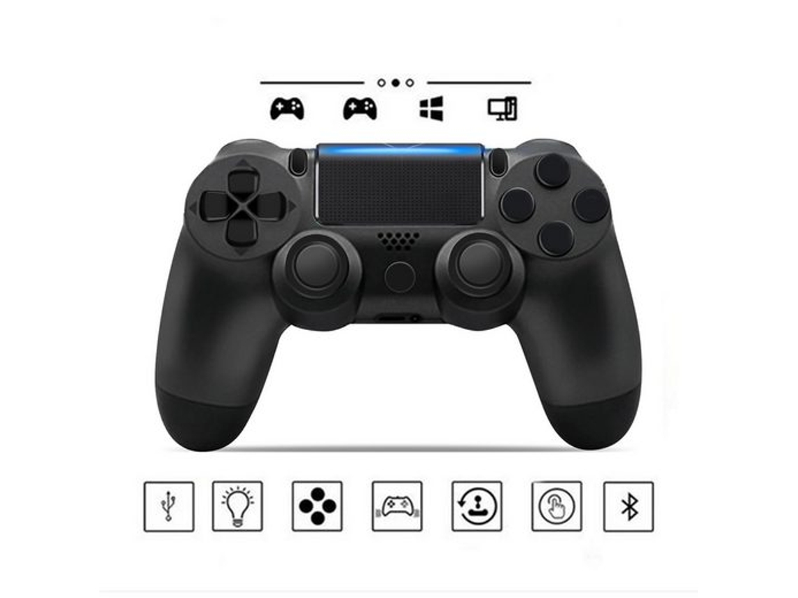 Comando PS4 KINSI Kinsi Dualshock (Wireless - Preto) | Worten.pt