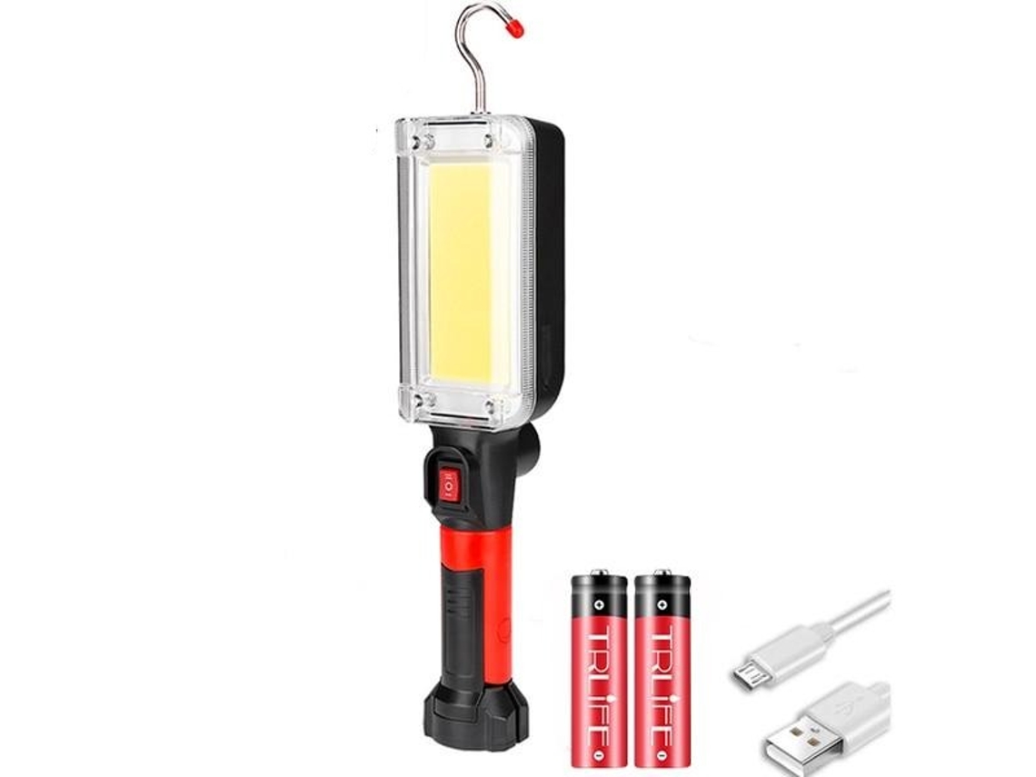 Lanterna lumens, lanterna usb recarregável com gancho magnético[Pacote ...