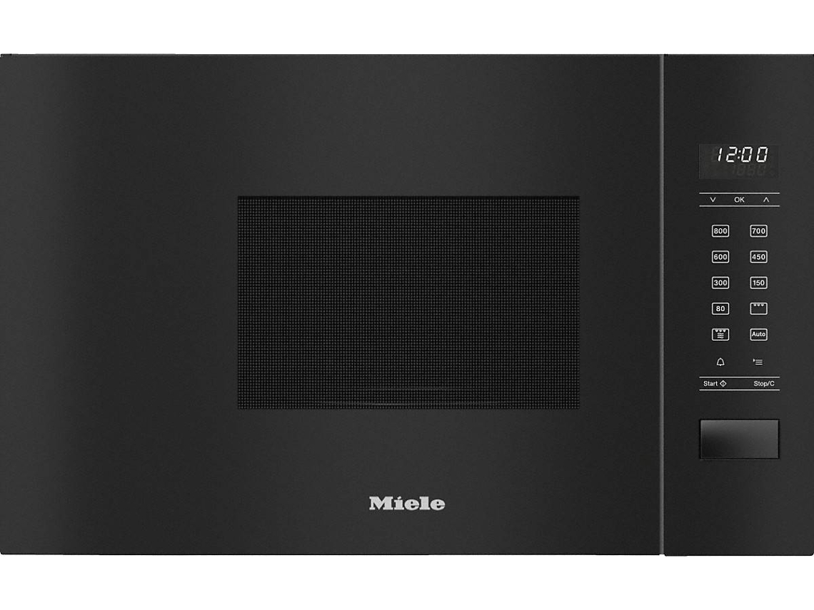 Micro-ondas Encastre MIELE M 2234 SC OBSW (17 L - Com Grill - Preto ...