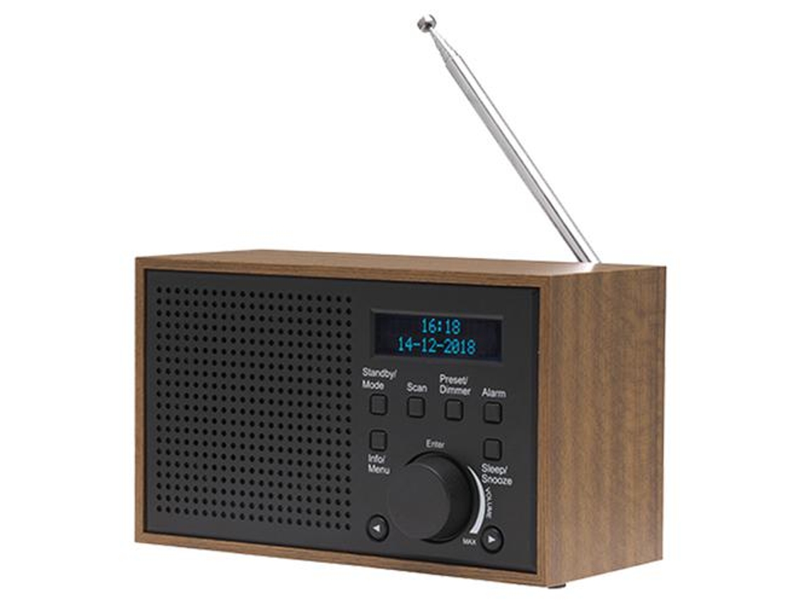 Denver Dab-46Dark Grey Rádio Internet Analógico e Digital Preto ...