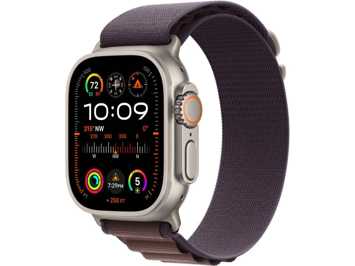 APPLE Watch Ultra 2 GPS+Cellular 49 mm com Loop Alpine Índigo (Tamanho ...