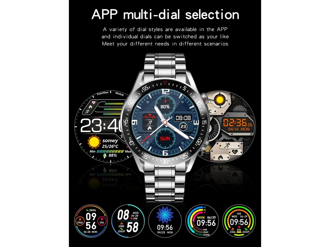 Smartwatch YDCY C2 Prateado | Worten.pt