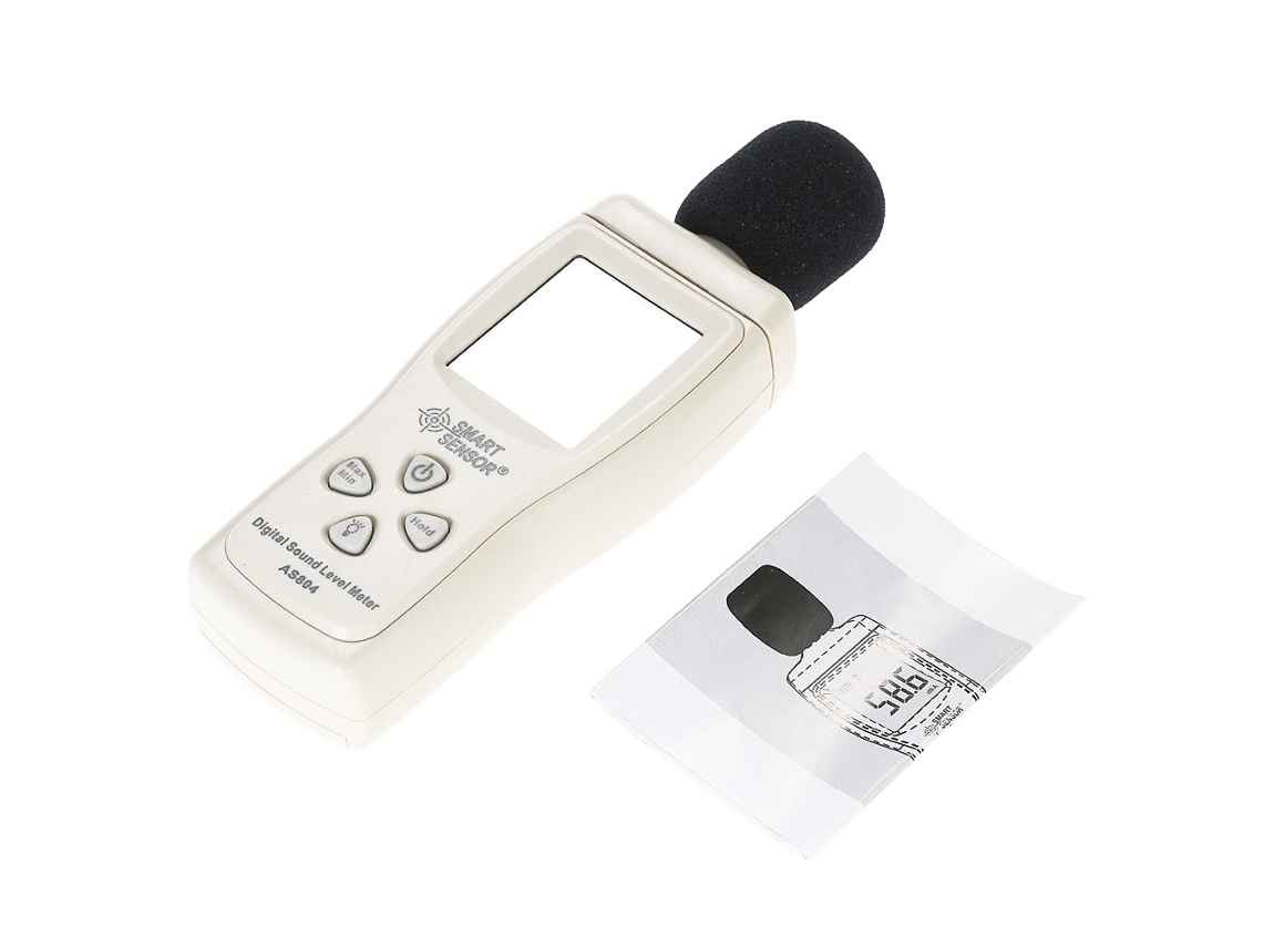 Sensor Inteligente Mini Medidor de Nível de Som Digital Display Lcd ...