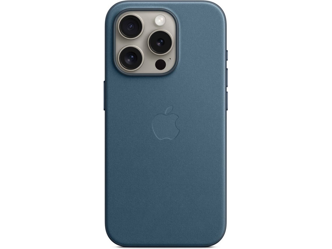 Capa APPLE iPhone 15 Pro FineWoven com MagSafe Azul Pacífico | Worten.pt