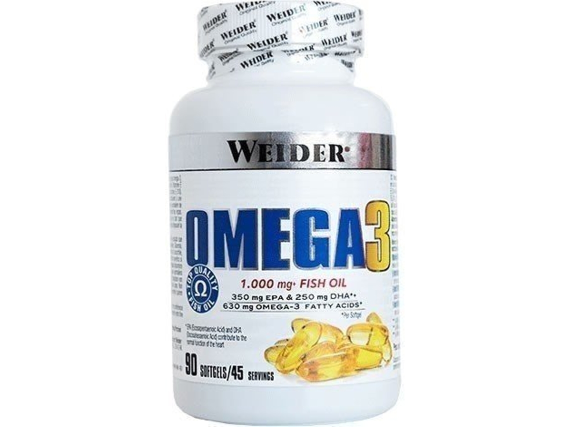 Suplemento Alimentar WEIDER Omega 3-Epa e Dha + Enriquecido com ...