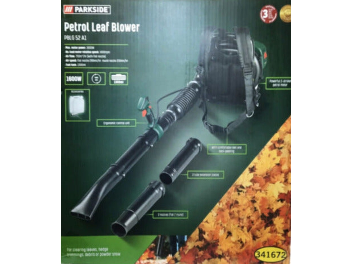 Soprador de Folhas a Gasolina PARKSIDE 2 Tempos »Pblg 52 A1« (Caixa ...
