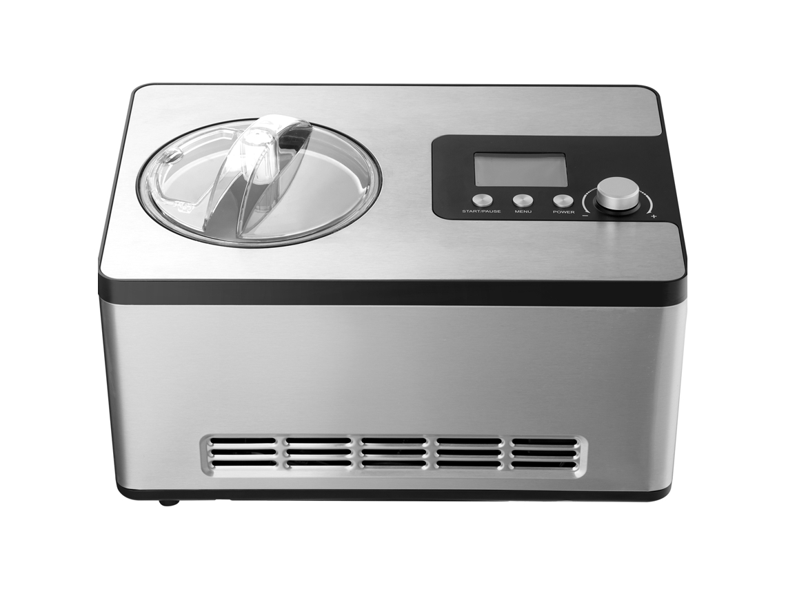 Máquina de Sorvete Automática de 2 Quarts Máquina Elétrica de Gelato de ...