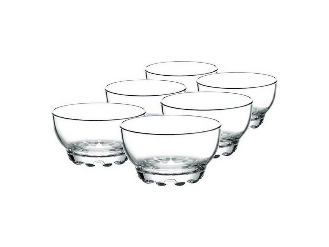 Tigela Karaman 6 Unidades Transparente Vidro (10,4 X 6 Cm) | Worten.pt