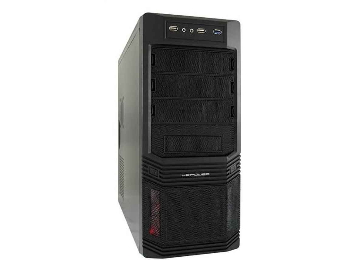 Caixa PC LC-POWER Pro-925B + LC600-12 (ATX Mid Tower - Preto) | Worten.pt