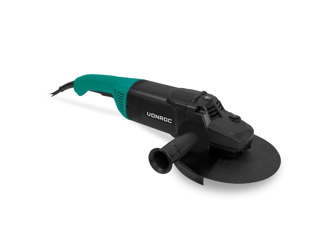 VONROC Rebarbadora Angular Pro 2600W - Ø 230 mm - Arranque Suave ...